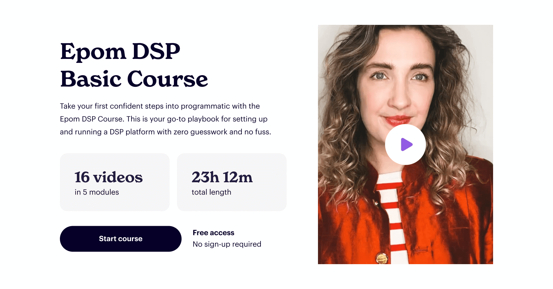 Epom DSP Basic Course: Start Your Programmatic Journey Painlessly